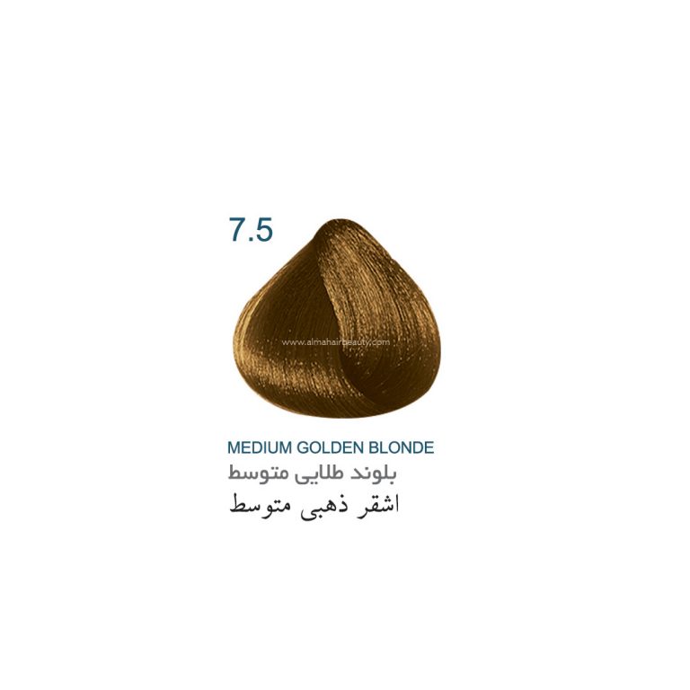 بلوند طلایی متوسط 75 محصولات مراقبت از موی آلما